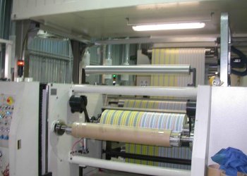 FLEXOTECNICA CHRONOS flexographic printing machine 8 colors // Flexo CI ...