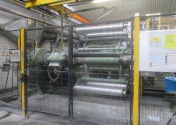 ROTOMEC/VITS 1803 Strip lacquering line Laminator / coating machine ...