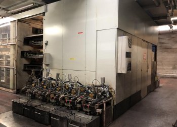 ALLSTEIN Hydro 10 flexographic printing machine 8 colors // Flexo CI ...