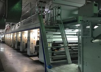 BOBST ROTOMEC RS888 Gravure printing machine 9 colors // Rotogravure ...