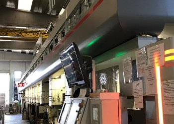 BOBST ROTOMEC 4003MP 1200/450/C Rotogravure press 10 colors ...
