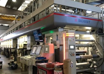 BOBST ROTOMEC 4003MP 1200/450/C Rotogravure press 10 colors ...