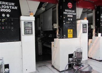 WINDMÖLLER & HÖLSCHER HELIOSTAR Gravure printing machine 9 colors ...