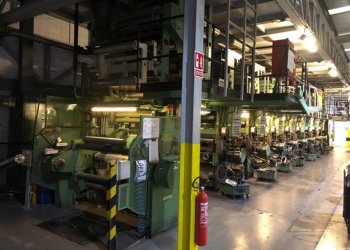 ROTOMEC Rotopak 3000 Gravure printing machine 8 colors // Rotogravure ...