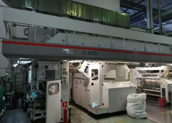 BOBST ROTOMEC CL850D Laminadora COMBI / INTECHANGEABLE TROLLEY ...