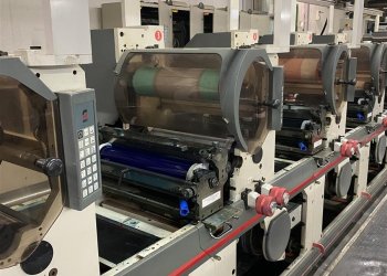 OMET VARYFLEX VF 530 F1 narrow web flexo printing machine // Flexo ...