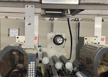 OMET VARYFLEX VF 530 F1 narrow web flexo printing machine // Flexo ...