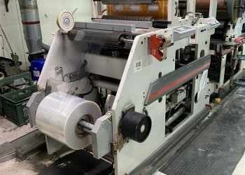 OMET VARYFLEX VF 530 F1 narrow web flexo printing machine // Flexo ...