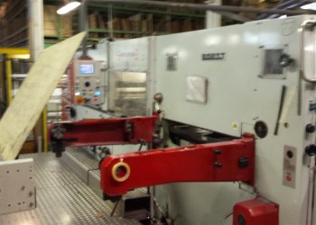 BOBST SPO 1600 // Flat bed die cutters-autoplatin // Corrugated ...