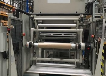 KUHNE/ SML Extrusion lamination machine // Extrusion lamination ...