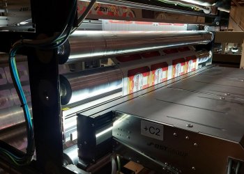 BOBST ROTOMEC RS 4004 900/400/C Gravure printing machine 12 colors ...
