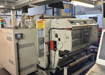 UTECO EMERALD 825 flexographic printing machine 8 colors // Flexo CI ...