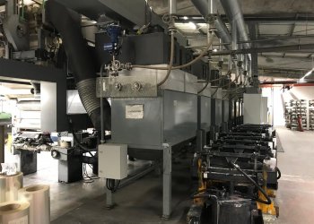 SCHIAVI Roto Cadet S Rotogravure printing machine 8 colors ...