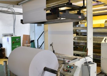 COMIFLEX flexo printing machine 6 colors // Flexo CI // Printing ...