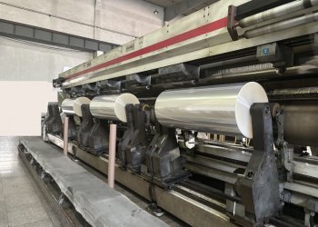 3 layers BRUCKNER BOPP / BOPET tenderframe plant // BOPP BOPET // Film ...