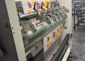 UTECO ONYX 808 GL flexo printing machine 8 colors // Flexo CI ...