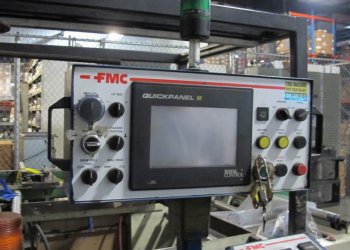 HUDSON SHARP FMC 275 L Bag making machine Wicketers // Film bag making ...