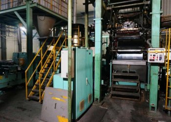 3 layers BRUCKNER BOPP / BOPET extrusion machine // BOPP BOPET // Film ...
